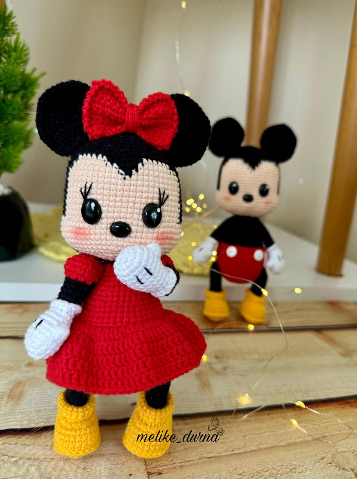 Mickey and Minnie Mouse Large Size English Pattern - Etsy