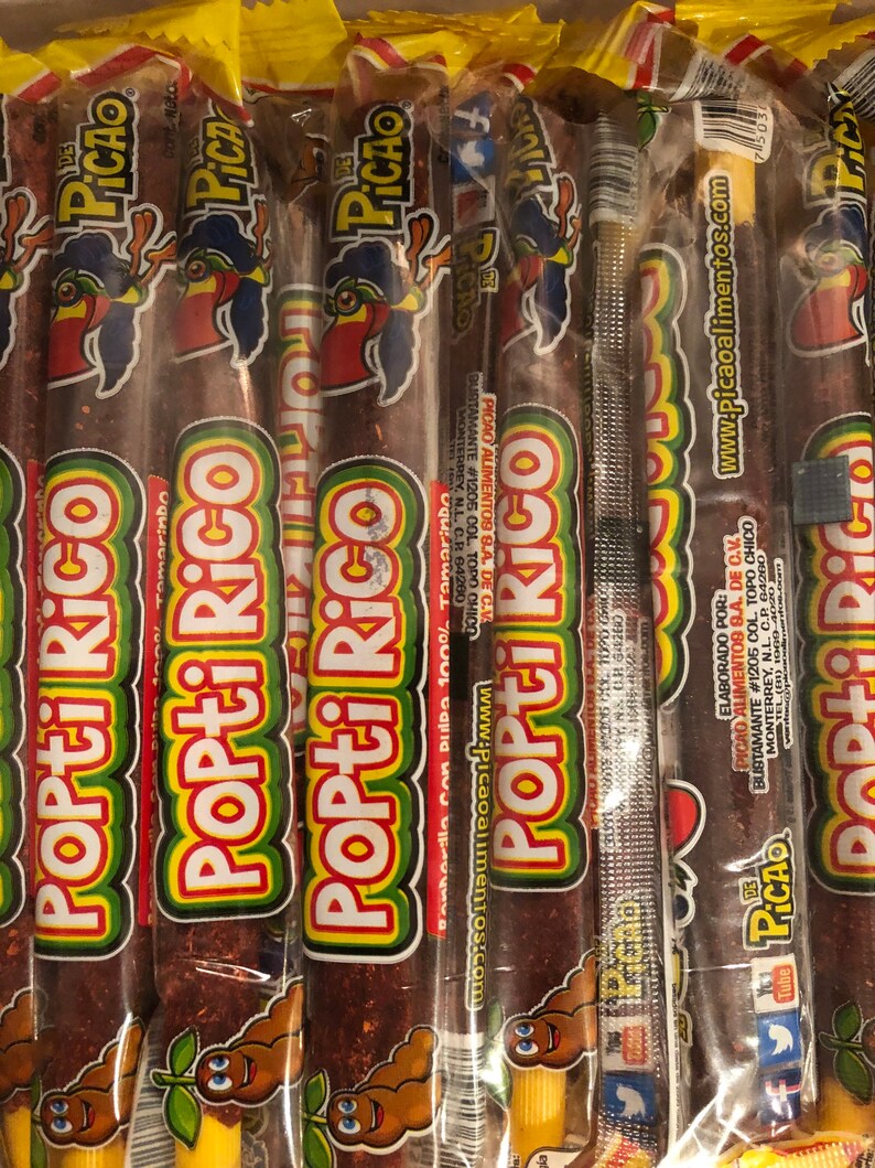 Mexican Candy Banderilla De Tamarindo Popti Rico Tamarind - Etsy Ireland