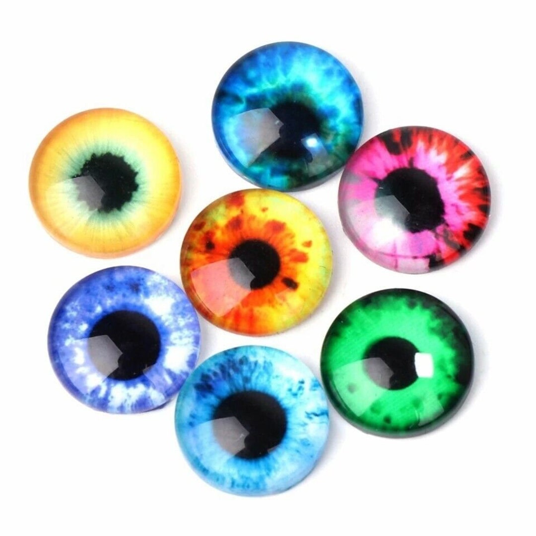 Glass Dolls Eyes 12mm DIY Handcraft Animal Eyes Accessories Supply ...