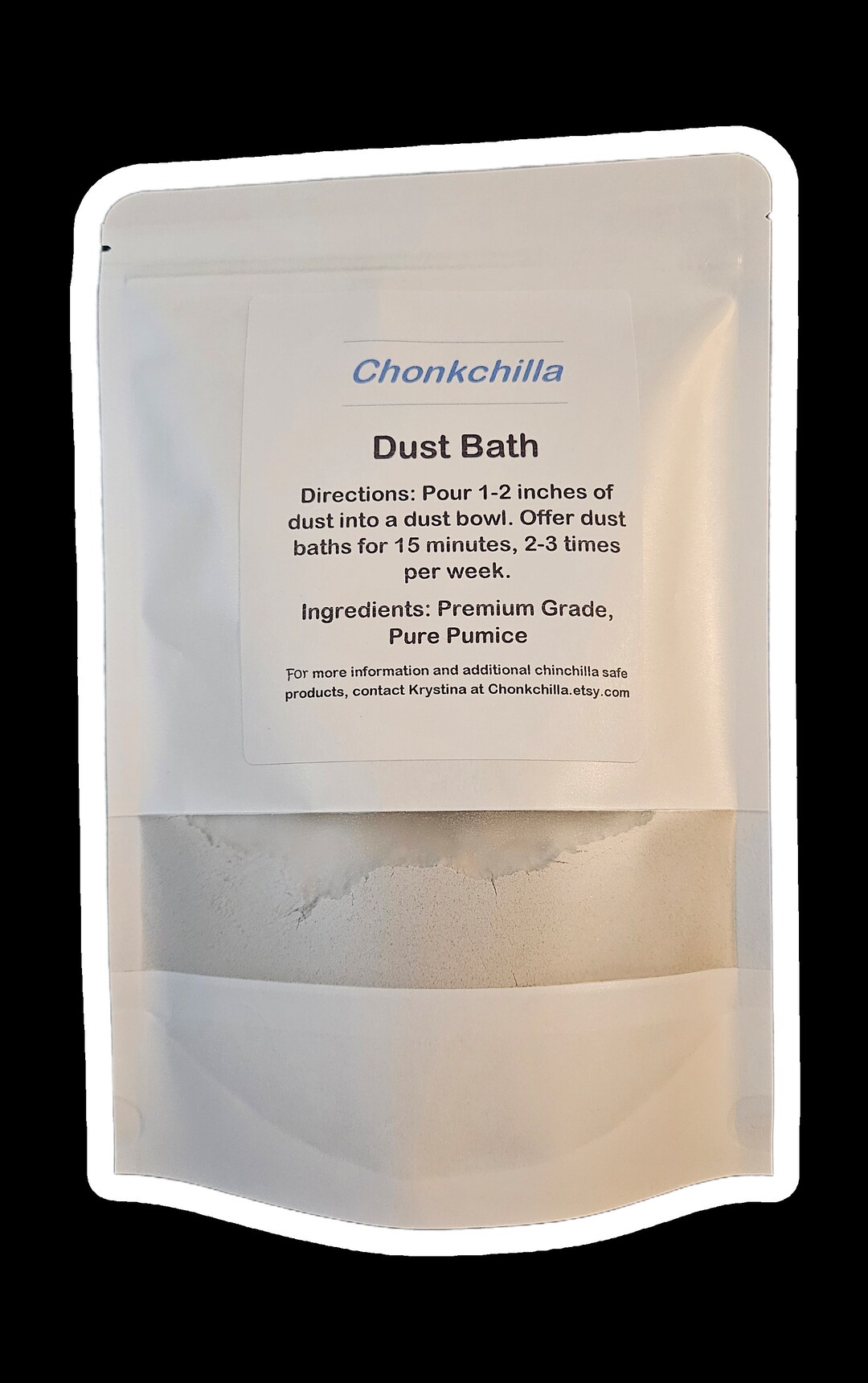 Chinchilla Dust Bath | Pumice Powder | Degu Hygiene - Etsy