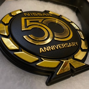 Reproduction of the Nissan 50th Anniversary Badge 300zx - Etsy