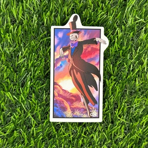 Turnip Head Scarecrow Sunset Vinyl Matte Sticker Handmade Studio Ghibli ...