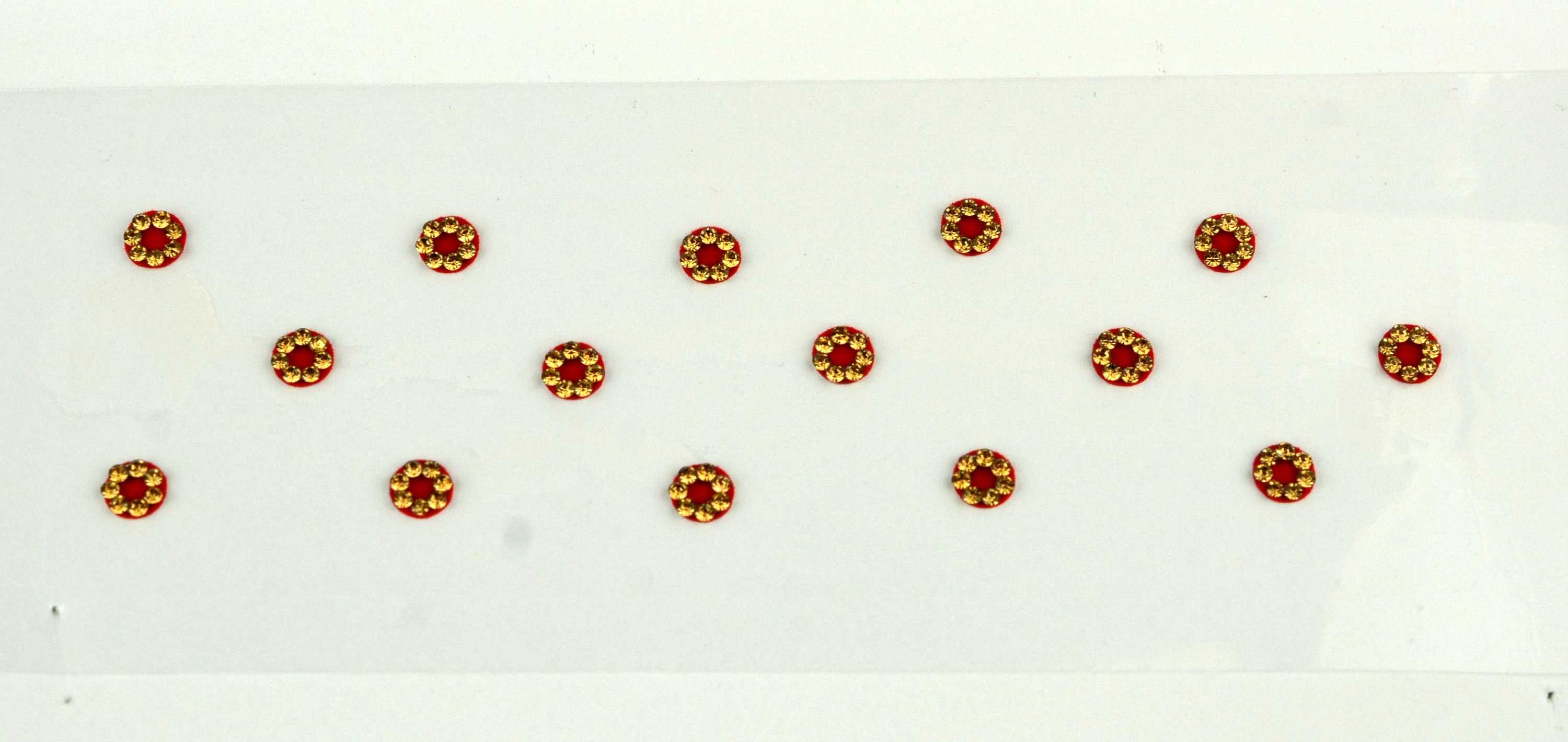 Premium Red Color Circle Gold Bindis Wedding Bindis Fancy - Etsy