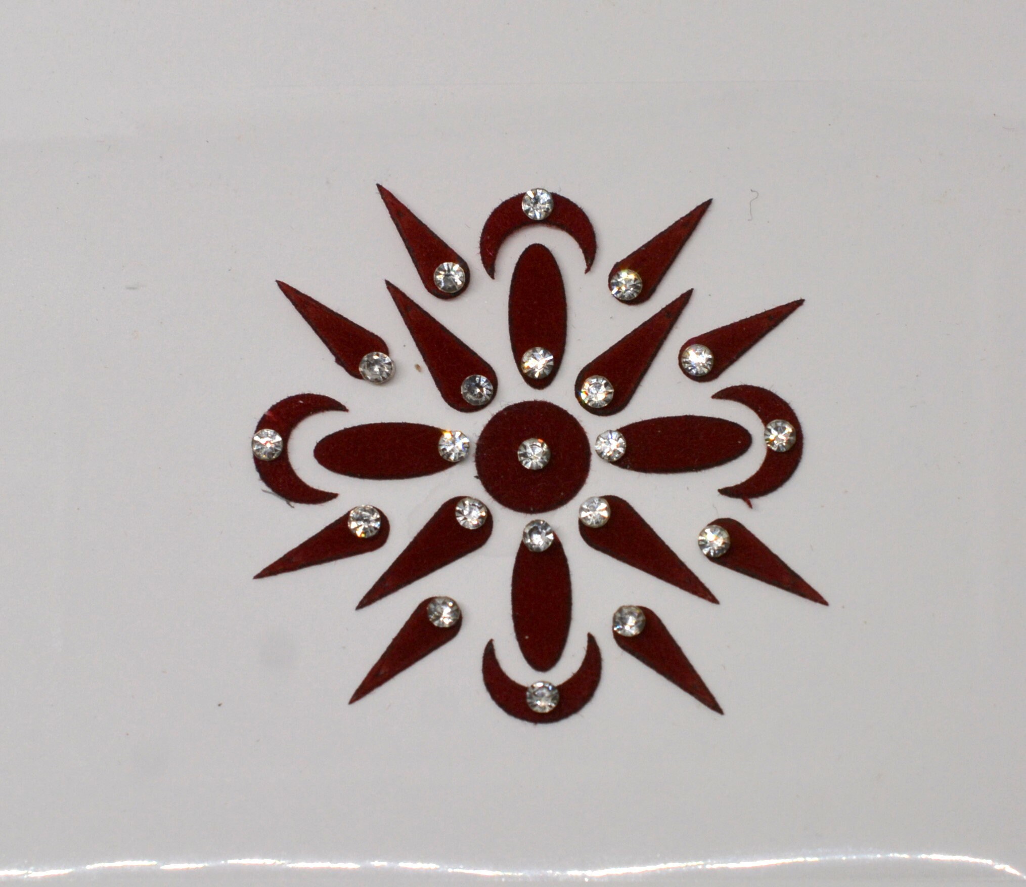 Crescent Moon Bindis, Maroon Bindis ,belly Dance Bindis, Fancy Shape ...