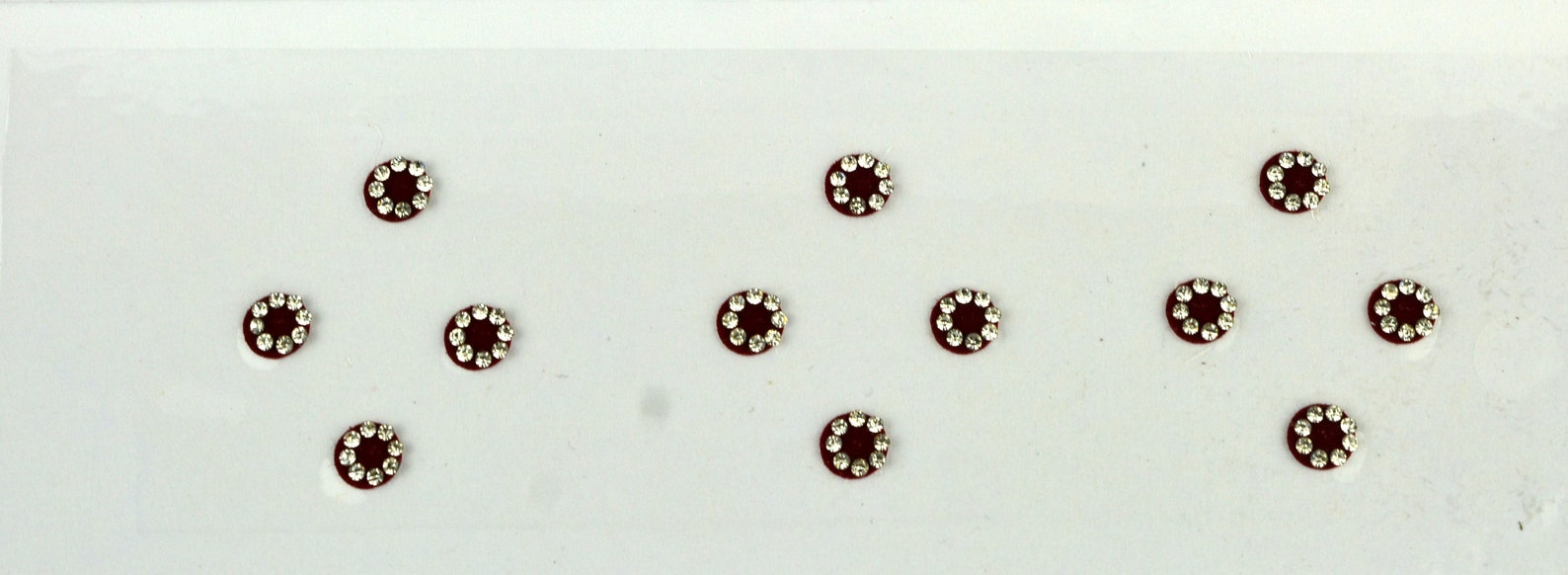 Maroon Color Circle Diamond Bindis Wedding Bindis Bridal - Etsy