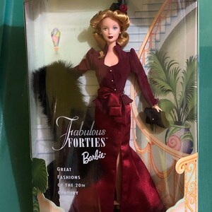 Fabulous Forties Barbie, Collector Barbie, Barbie Doll, Vintage Barbie ...