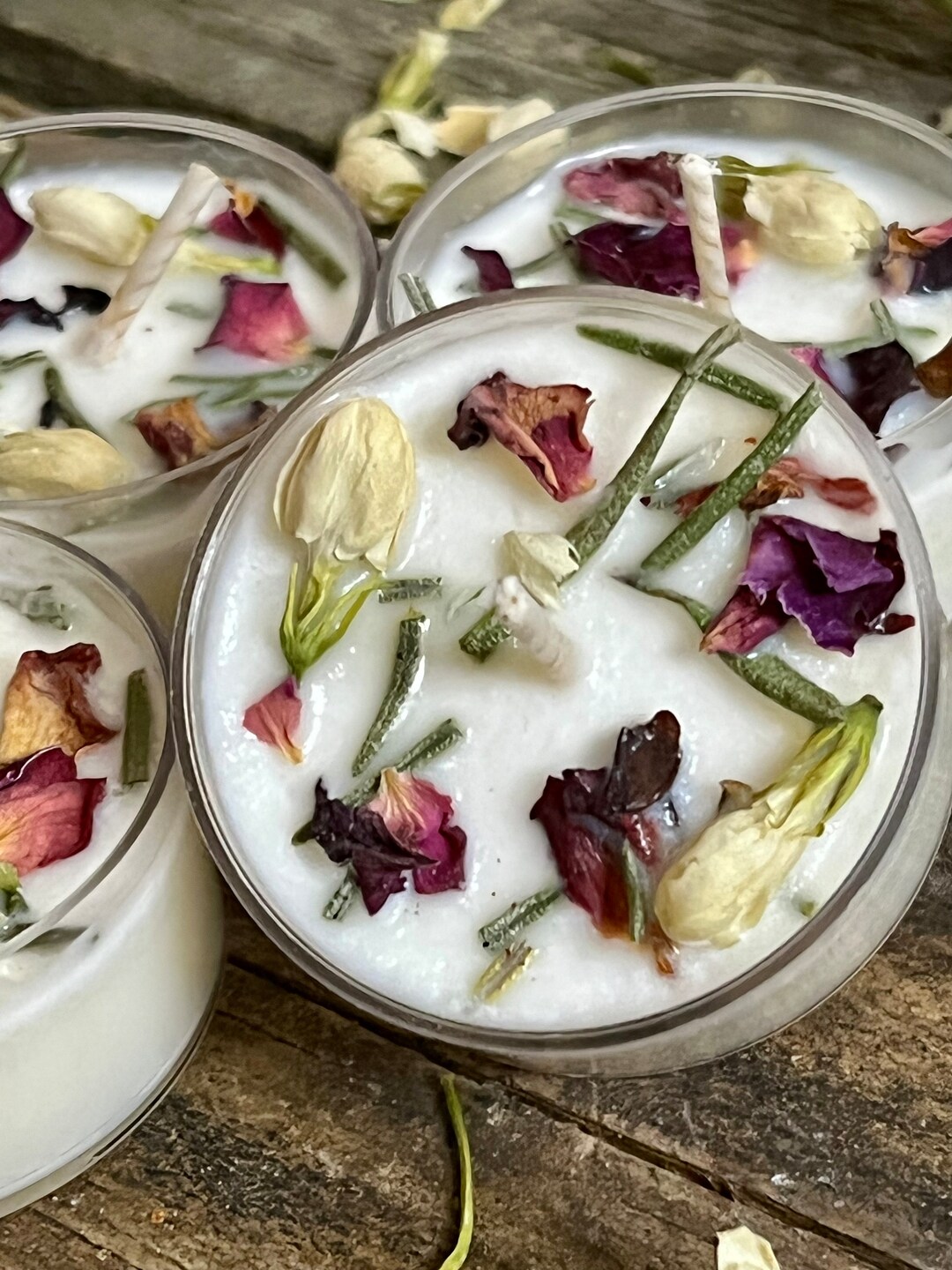 Gardenia Tuberose Tea Lights, Botanical Tea Lights, Soy Tea Ligjts ...