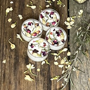 Gardenia Tuberose Tea Lights, Botanical Tea Lights, Soy Tea Ligjts ...