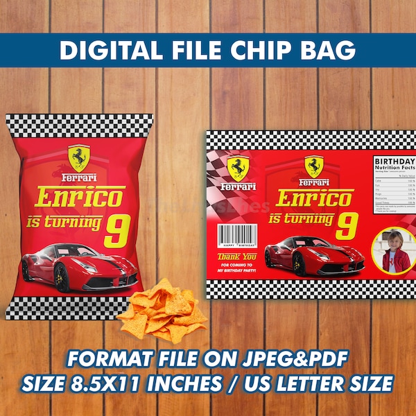 Ferrari Invitation - Etsy