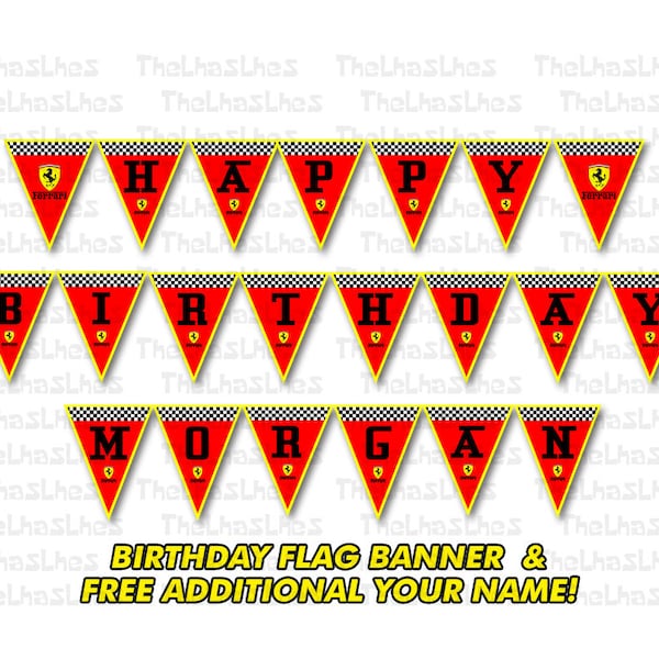 Ferrari Birthday Kids - Etsy