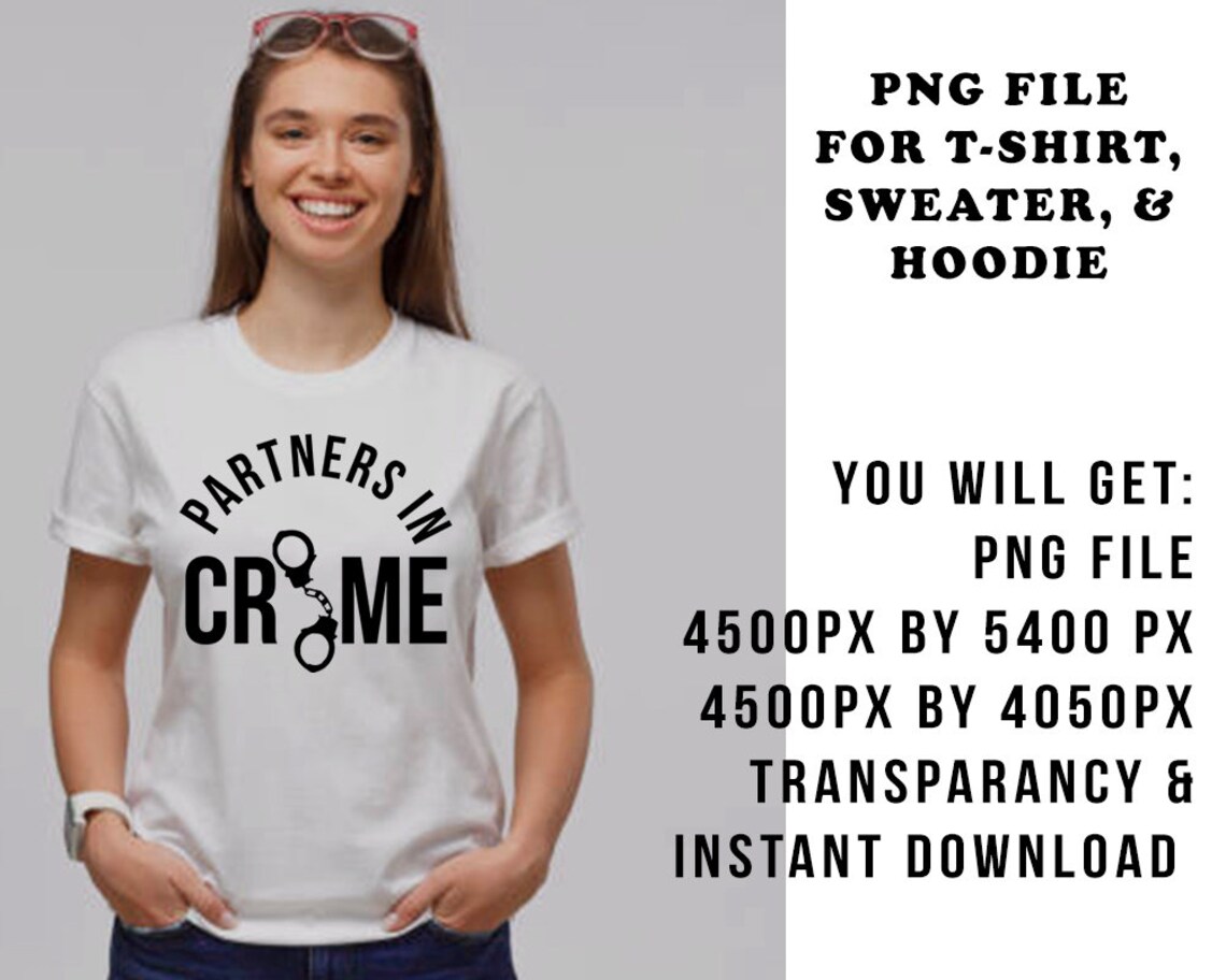 Partners in Crime PNG File | Partners in Crime Best Friends Forever Png ...