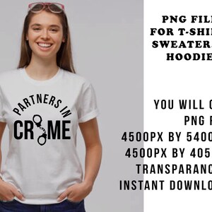 Partners in Crime PNG File | Partners in Crime Best Friends Forever Png ...