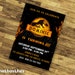 Jurassic World Dominion Birthday Invitation, Jurassic World Invitation, Jurassic World Dominion ...