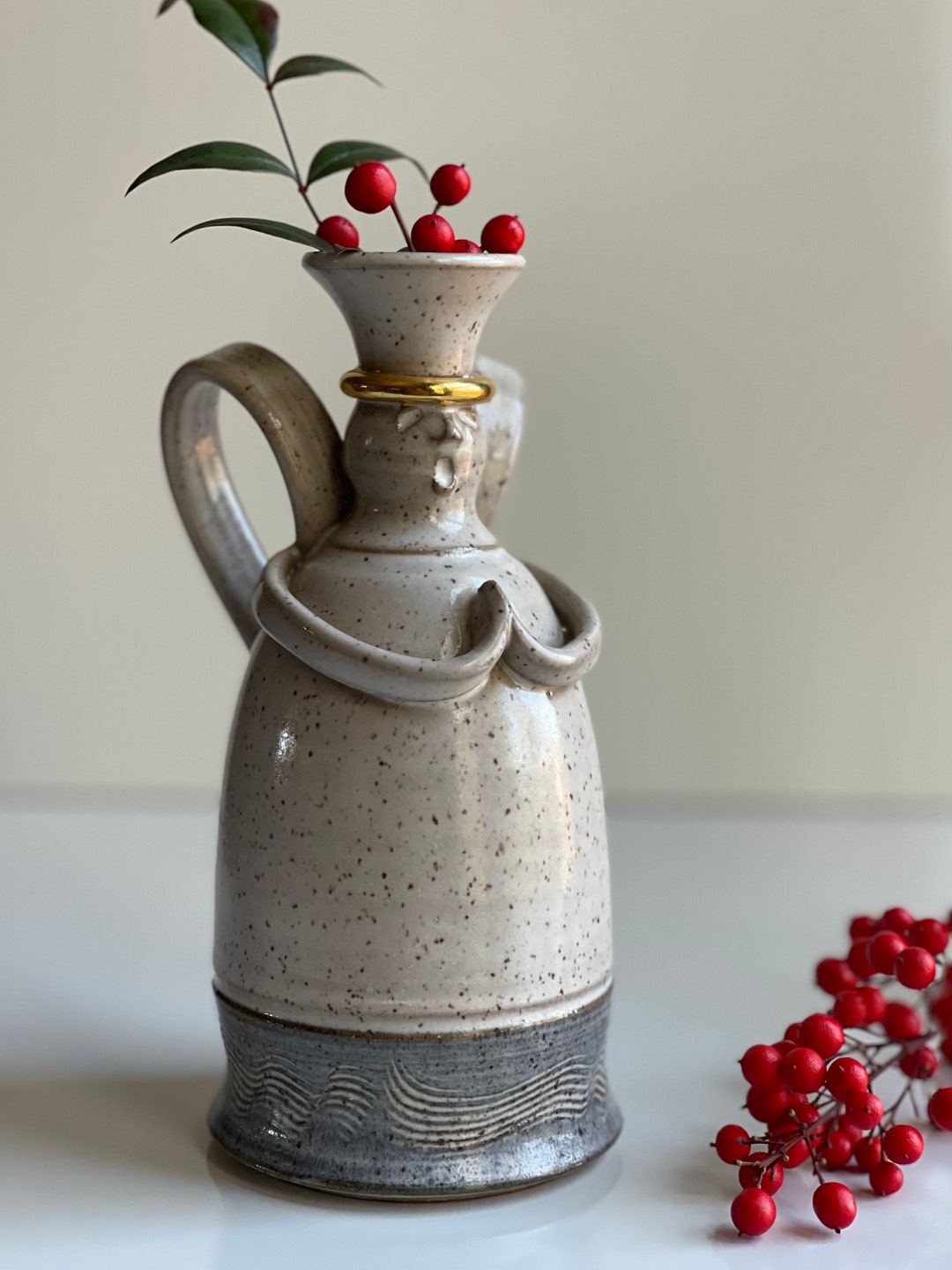 Vintage Murray Pottery Angel Bud Vase: Multi-purpose Candle Holder - Etsy