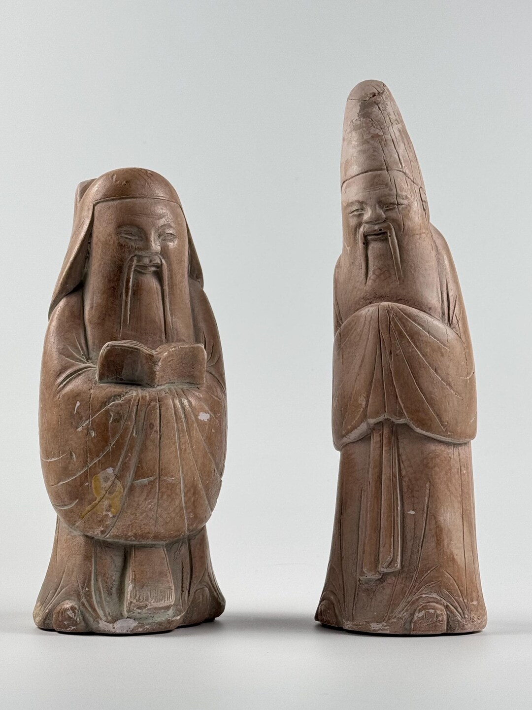 Vintage Austin Productions 1975 Chinese Wisemen Monk Sculptures ...