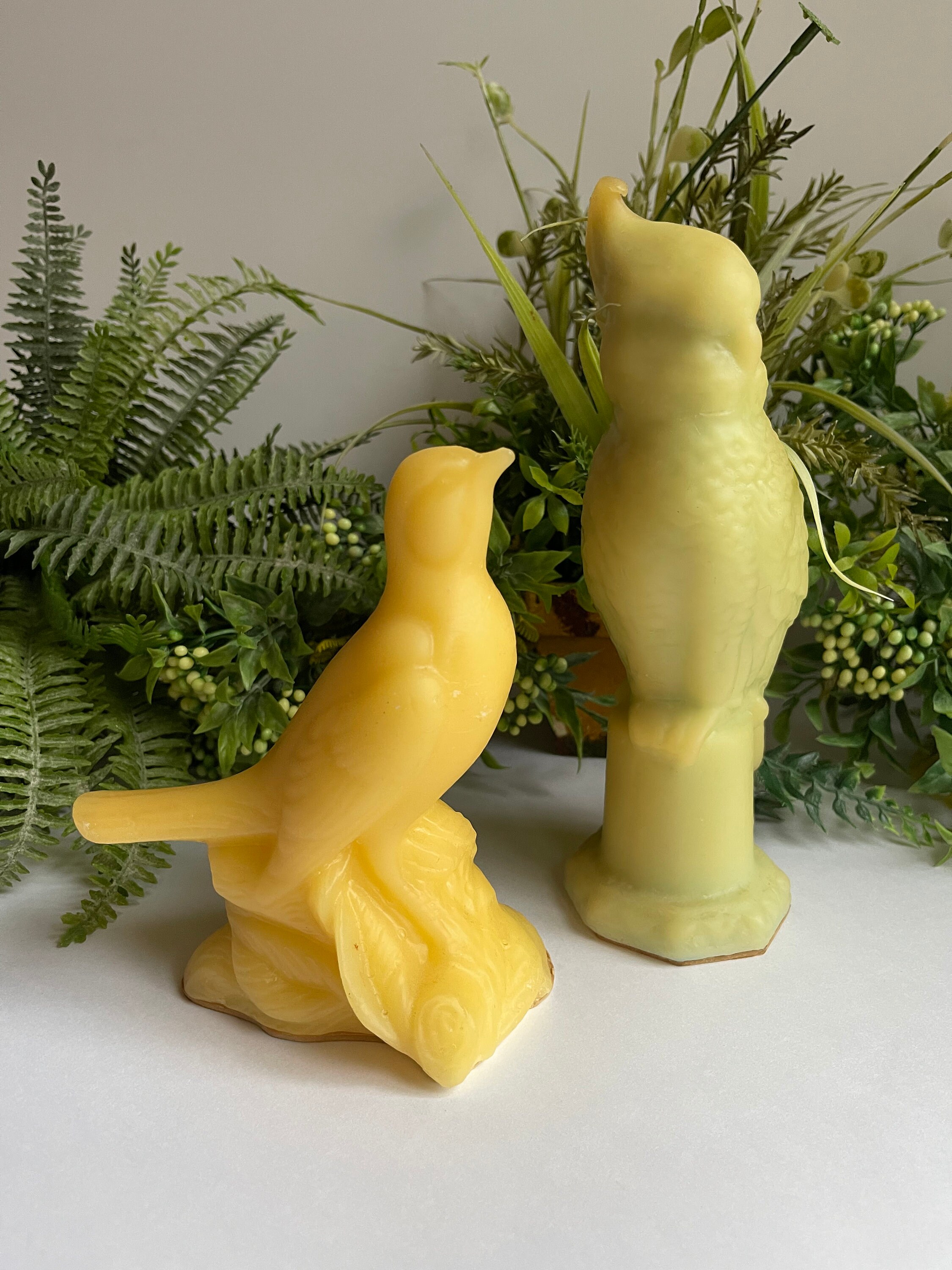 Wax Bird Figurines Parrot Bird Wax Sculpture Sparrow Bird - Etsy