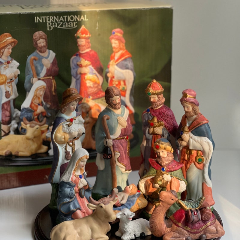 Porcelain Nativity - Etsy