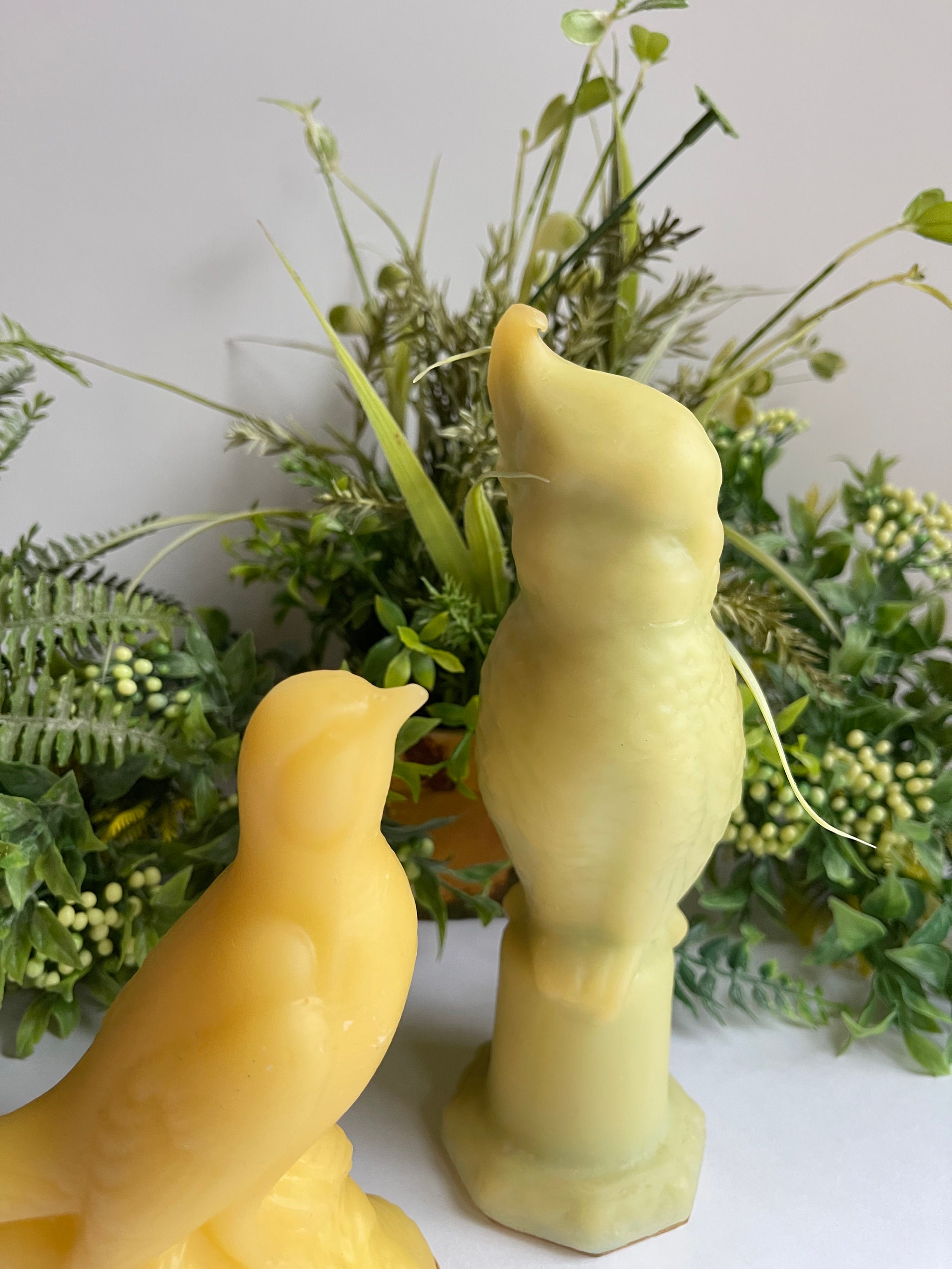 Wax Bird Figurines Parrot Bird Wax Sculpture Sparrow Bird - Etsy