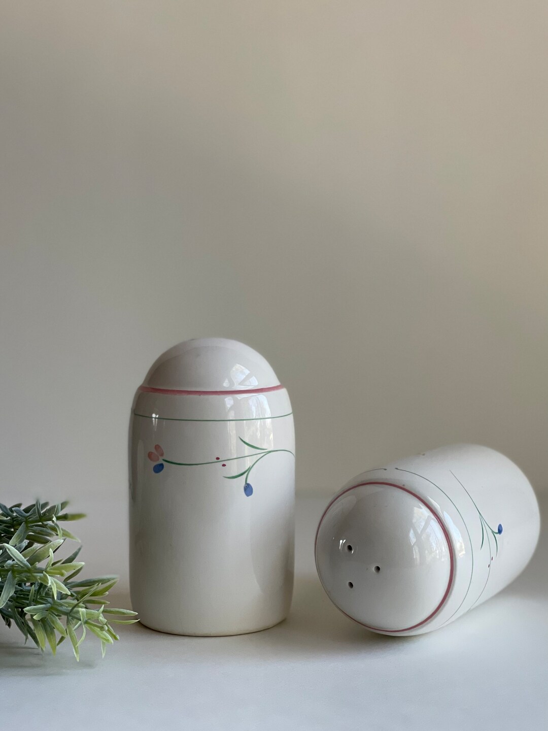 Vintage Ranmaru Nordic Wind Salt & Pepper Shakers White Salt - Etsy