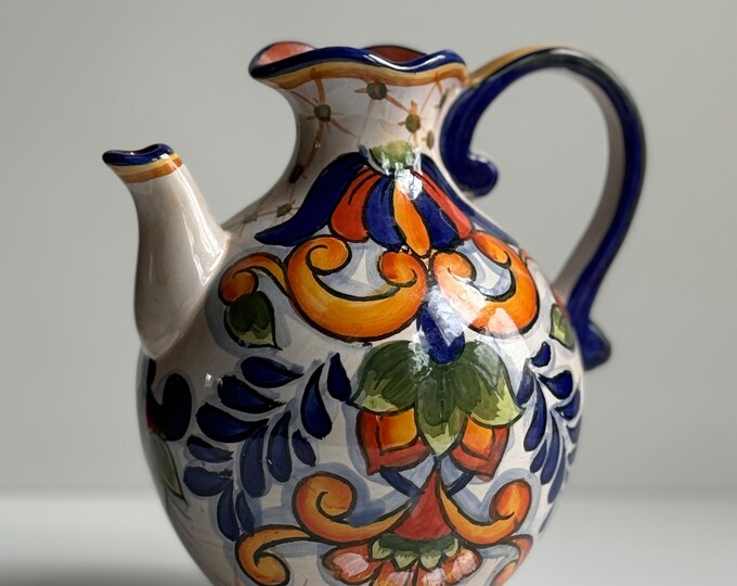 Vintage Maxcera Mexicali Talavera Style Majolica Pottery Colorful ...
