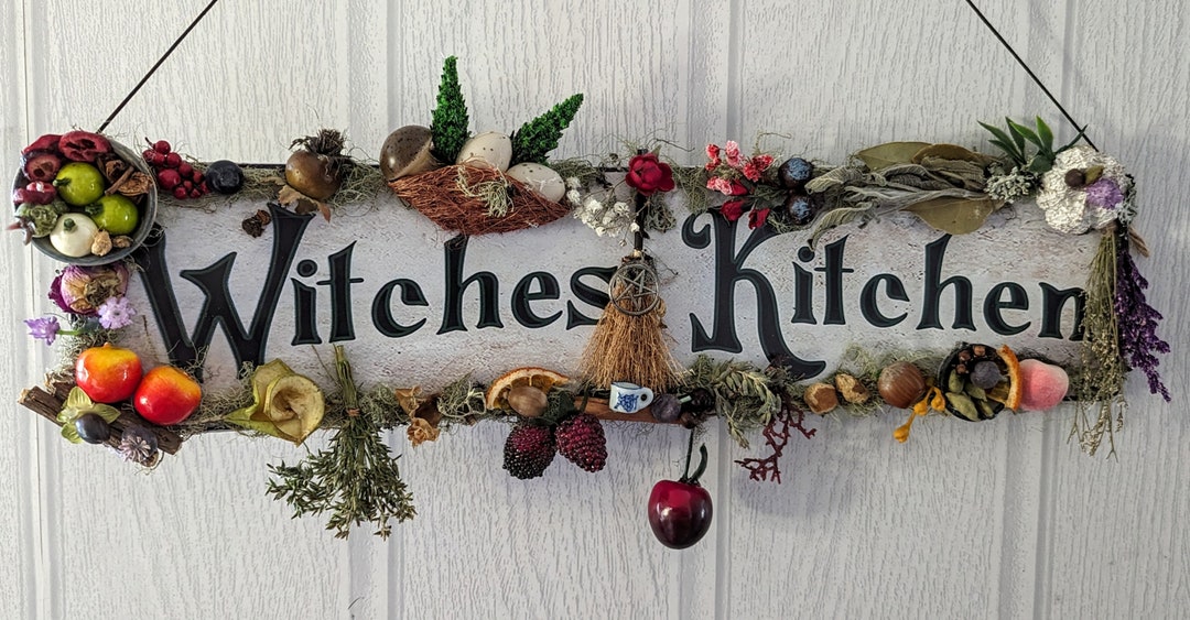 Witches Kitchen Metal 3D Sign , Wall/door Hanging, Witchy Home Decor ...