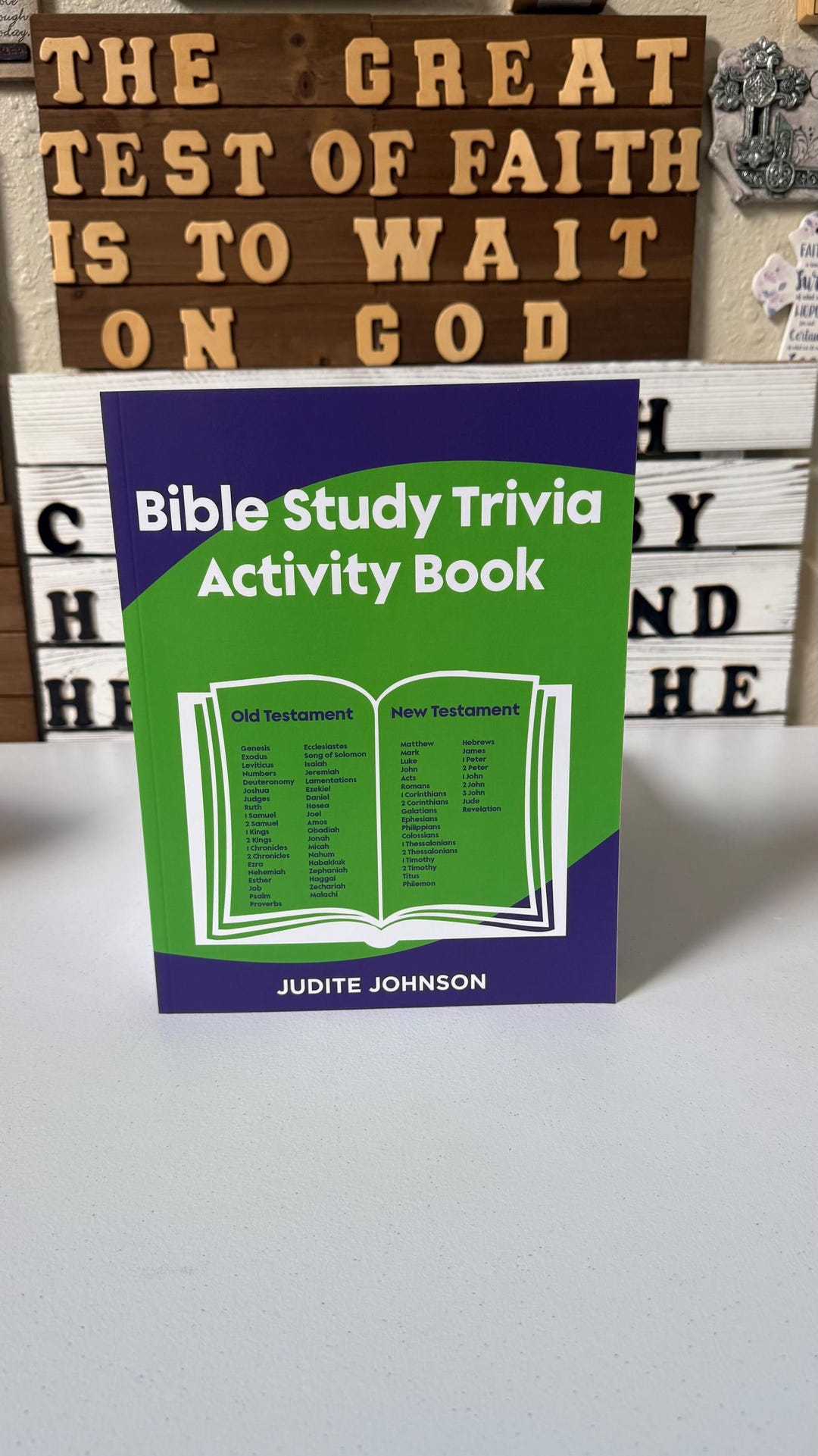 Bible Study Trivia Activity Book - Etsy
