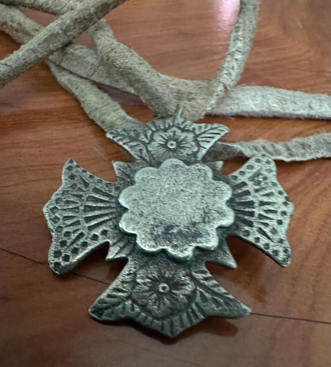 Early 18th Century Scottish Brass Hand Hammered Jacobite Rose Cross ...