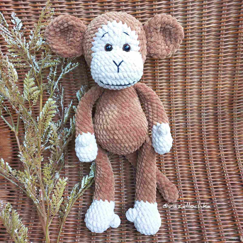 Crochet Monkey - Etsy