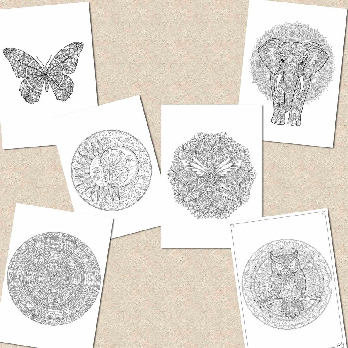 30 Mandala Coloring Pages | Printable Mandala Coloring Book for Adults ...