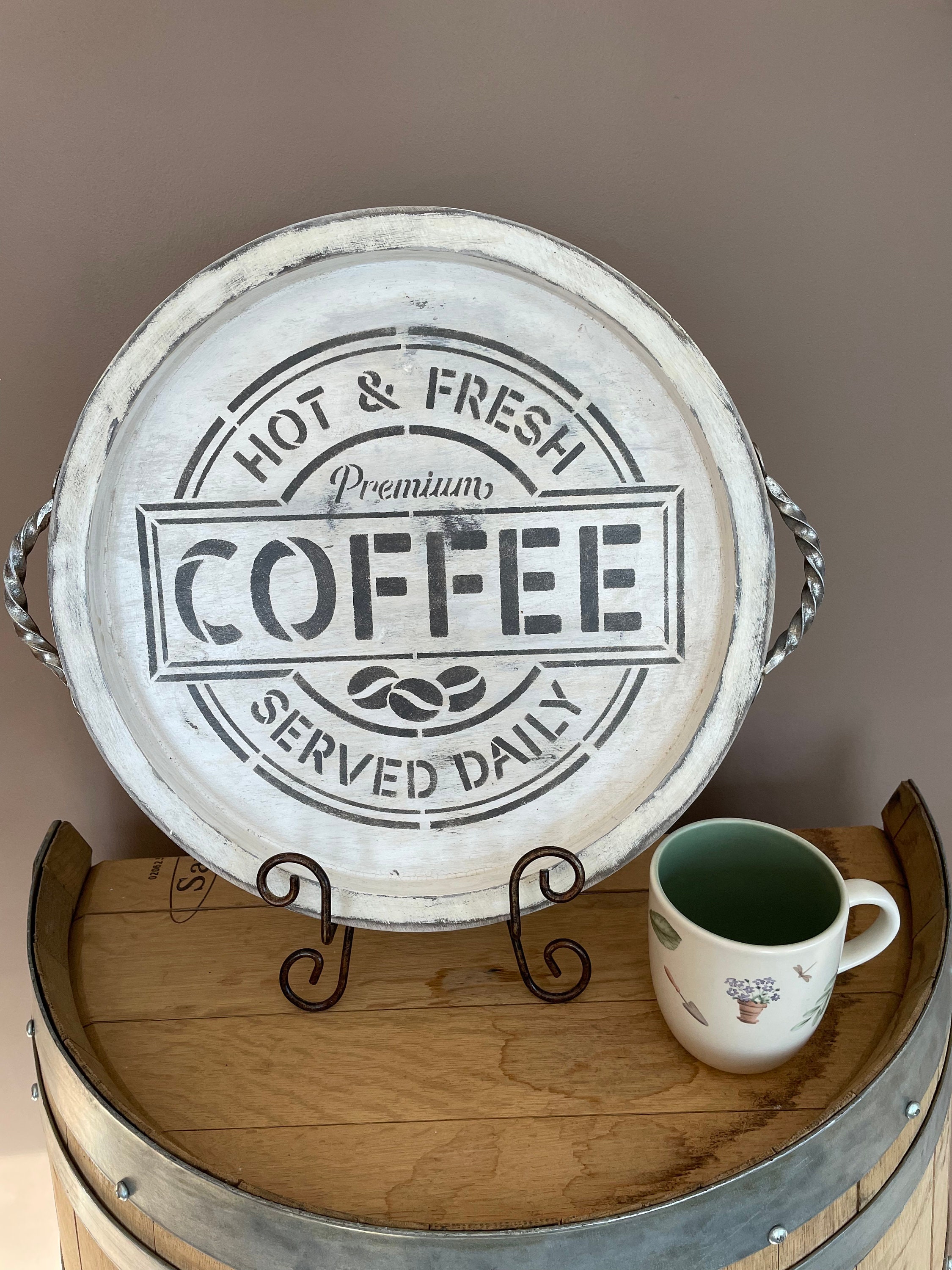 Coffee Serving Tray - Etsy