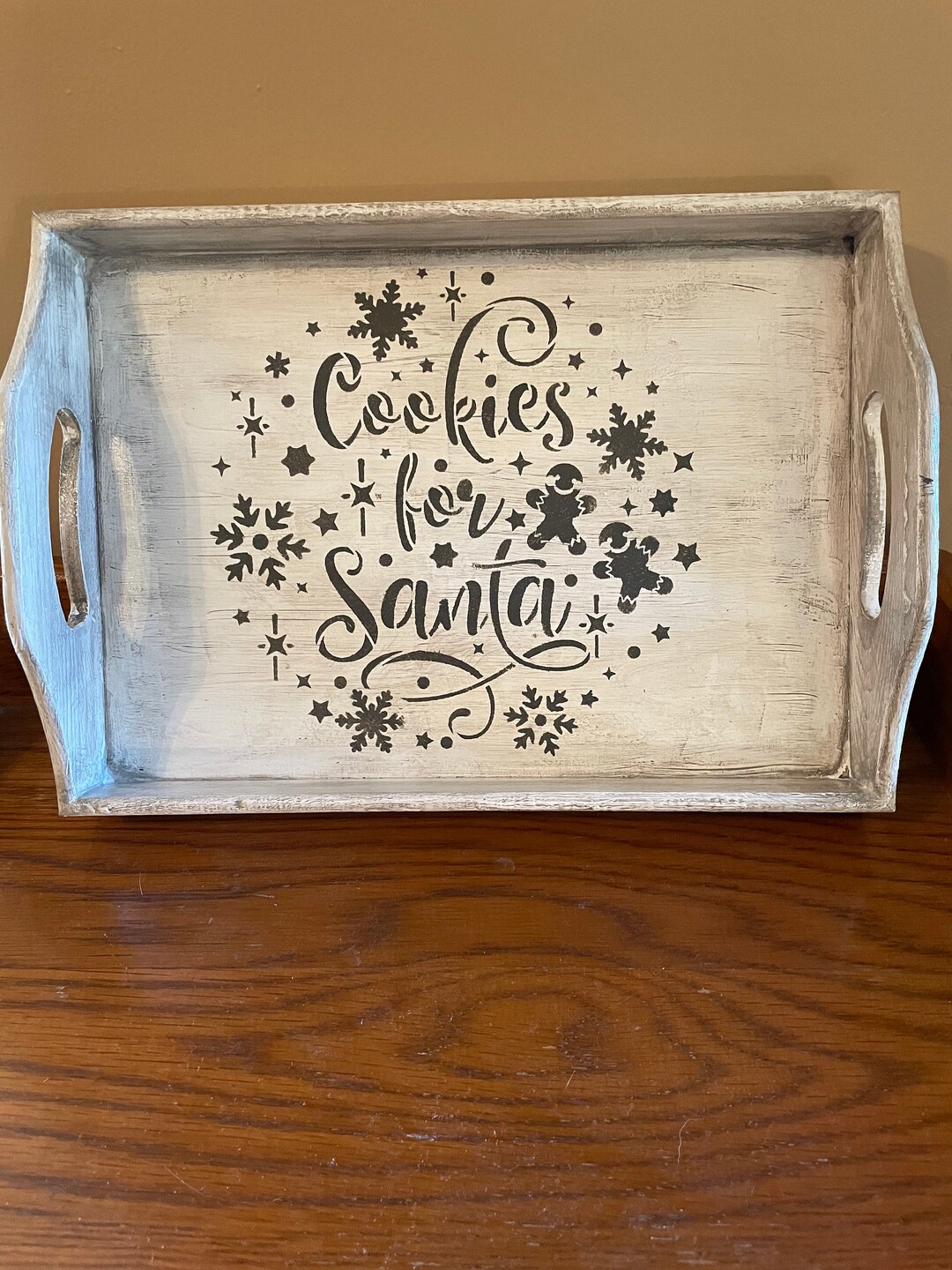 Christmas Cookie Tray for Santa - Etsy