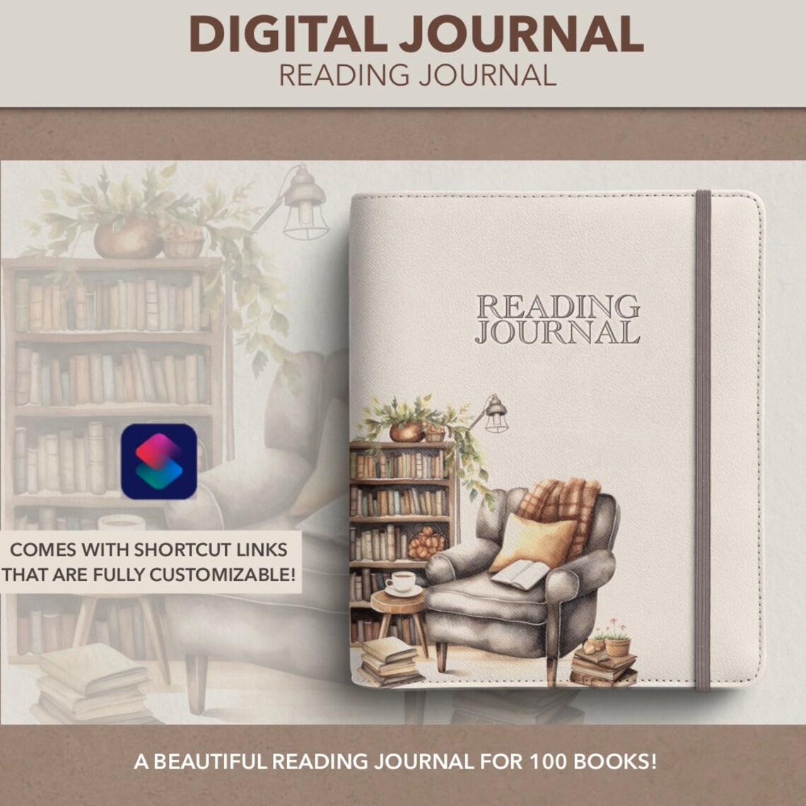 DIGITAL READING JOURNAL | Lag Free Digital Reading Journal 100 Books ...