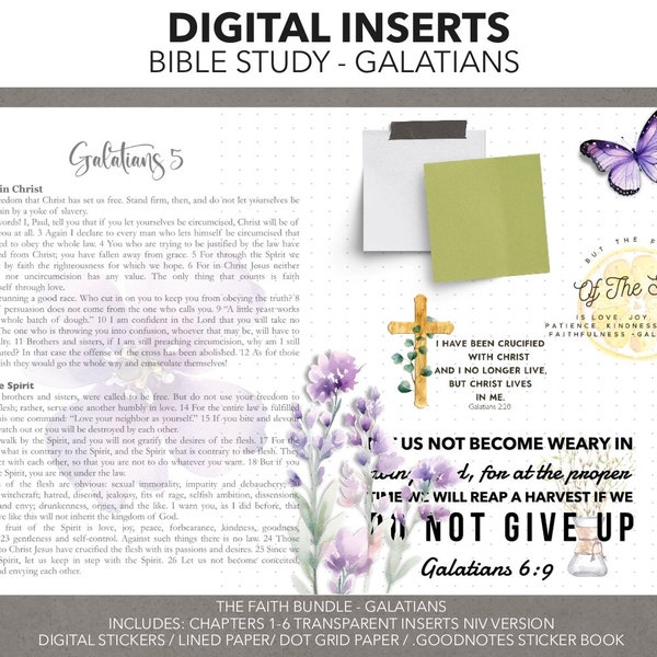 Faith Planner Insert - Etsy