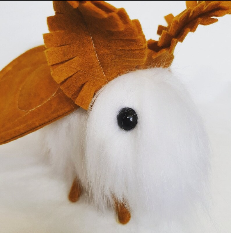 Cute Fluffy Plush Moth Toy - Etsy