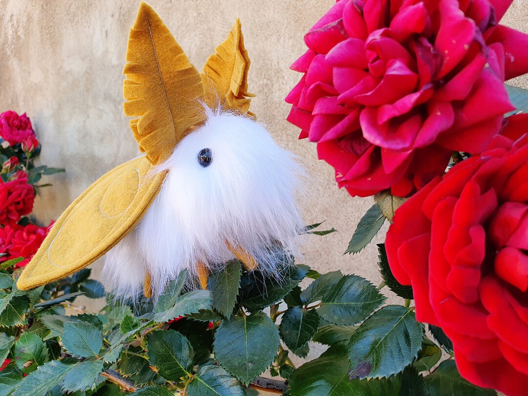 Cute Fluffy Plush Moth Toy - Etsy