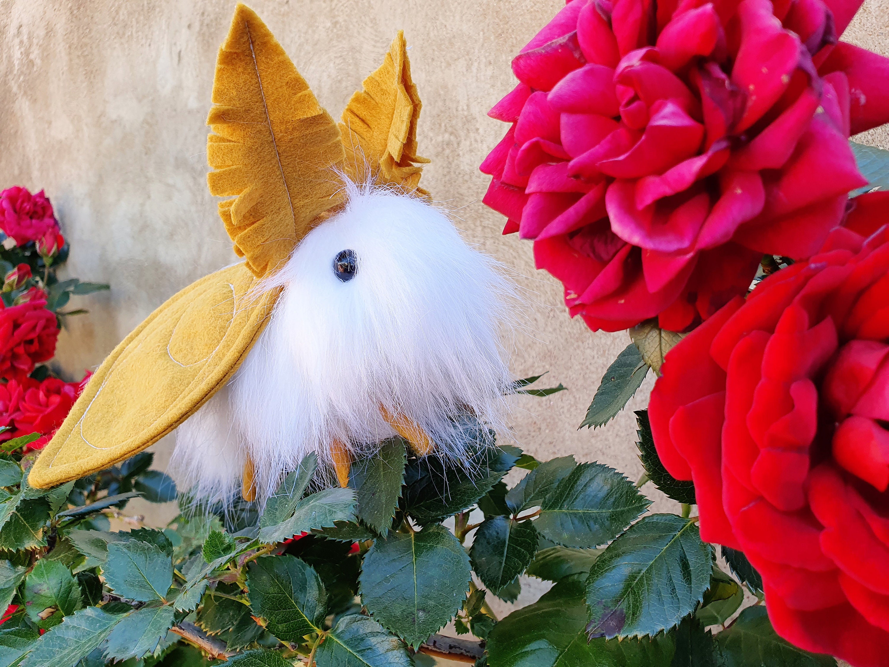 Cute Fluffy Plush Moth Toy - Etsy