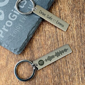 Spotify Code Keyring | Personalised Keyring | Custom Music Song Keyring ...