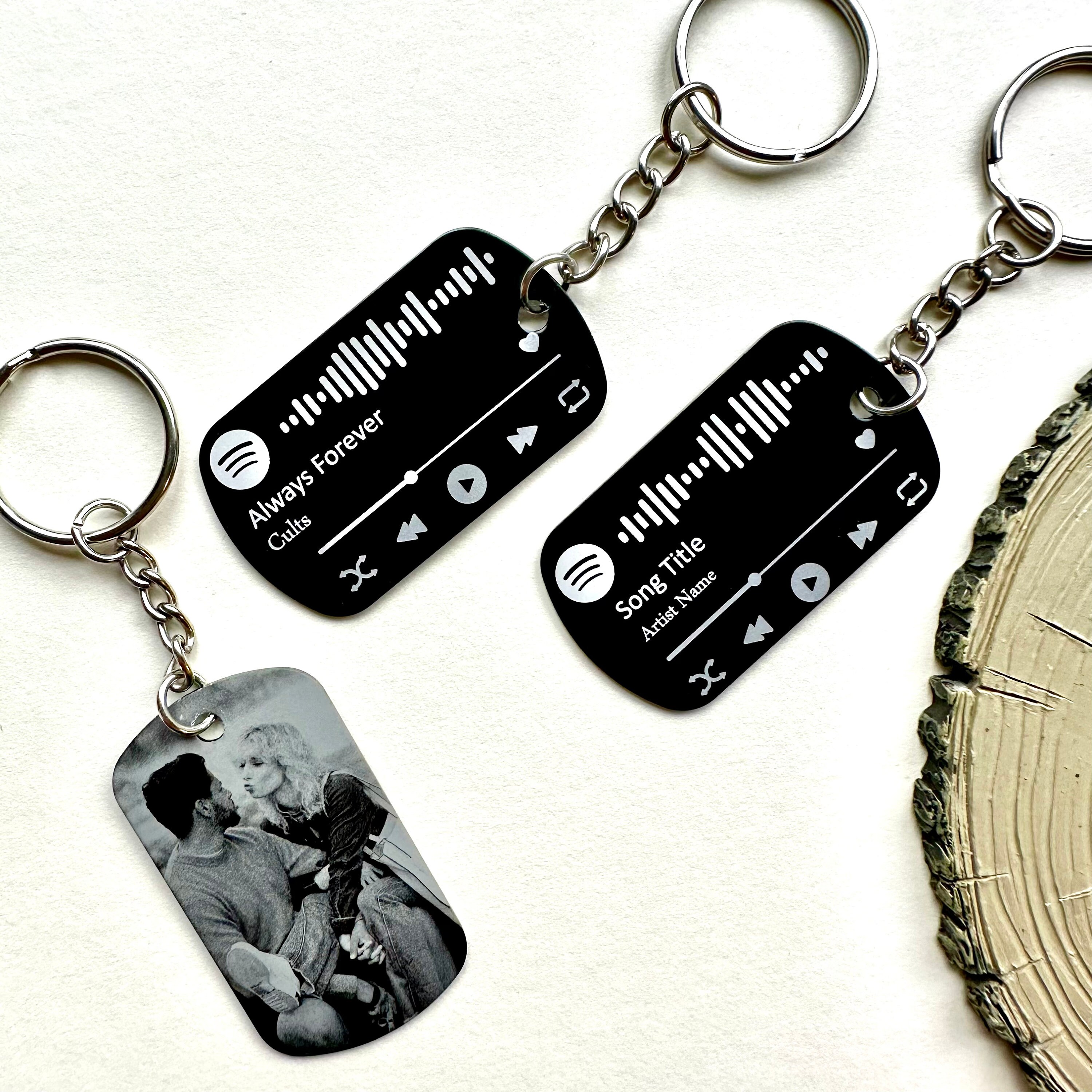 Spotify Code Keyring Personalised Photo Keyring Custom - Etsy UK