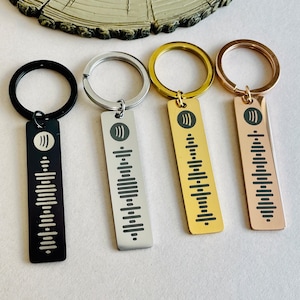 Personalised Spotify Keychain Music Scannable Keyring Personalised Gift ...