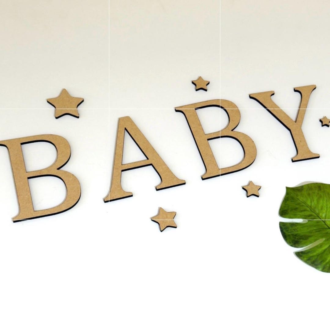 Wooden Letters Made From 4mm MDF, Sizes Range From 50mm to 200mm ...
