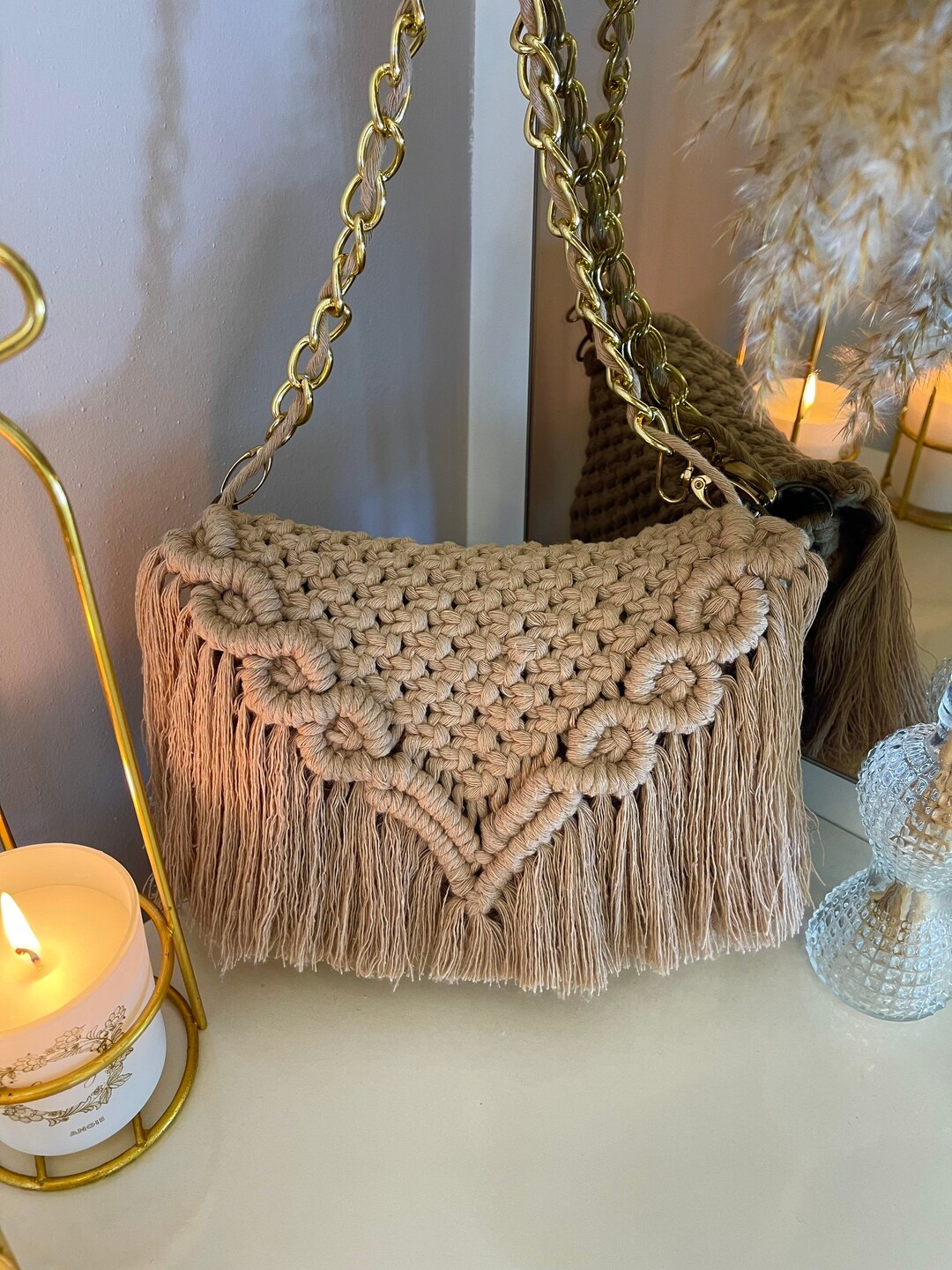 New Bag!!, Special Creation Handmade Macrame Bag, Elegant Pattern ...
