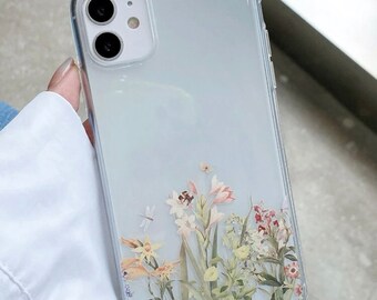 Iphone 11 Case Clear Floral - Etsy