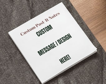 Personalized Sticky Notes With Rock Design and Custom Text // - Etsy