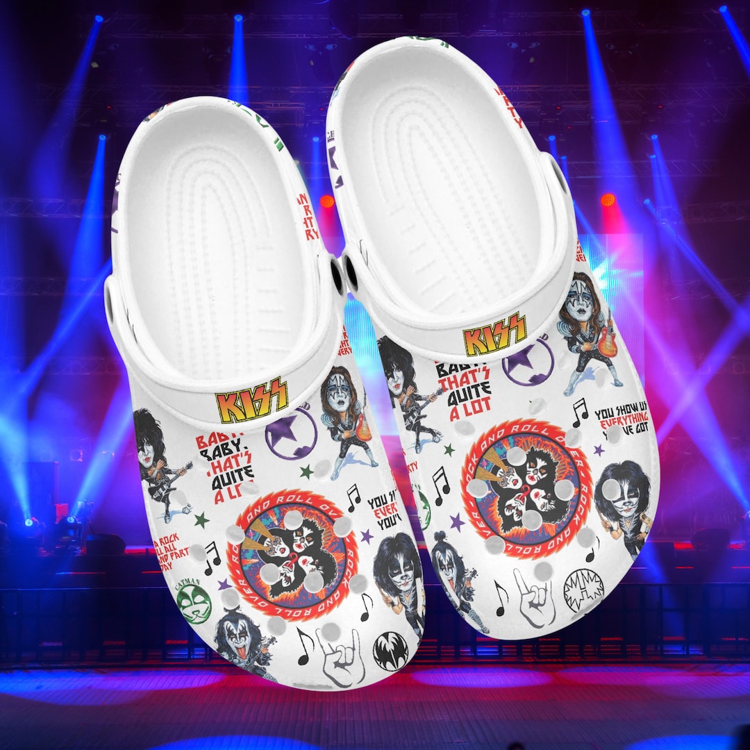 Kiss Clogs, Kiss Band Clogs, Kiss Clog, Kiss Fan, Kiss Sandals, Kiss ...
