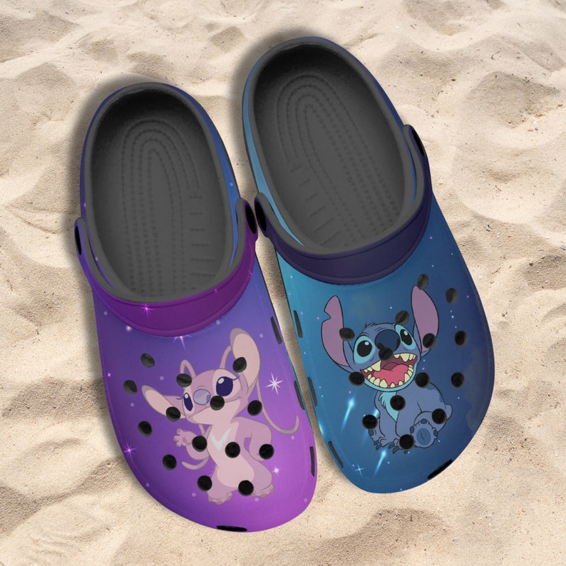 Stitch and Angel Clogs, Disney Clogs, Stitch Clogs, Angel Clogs, Lilo ...