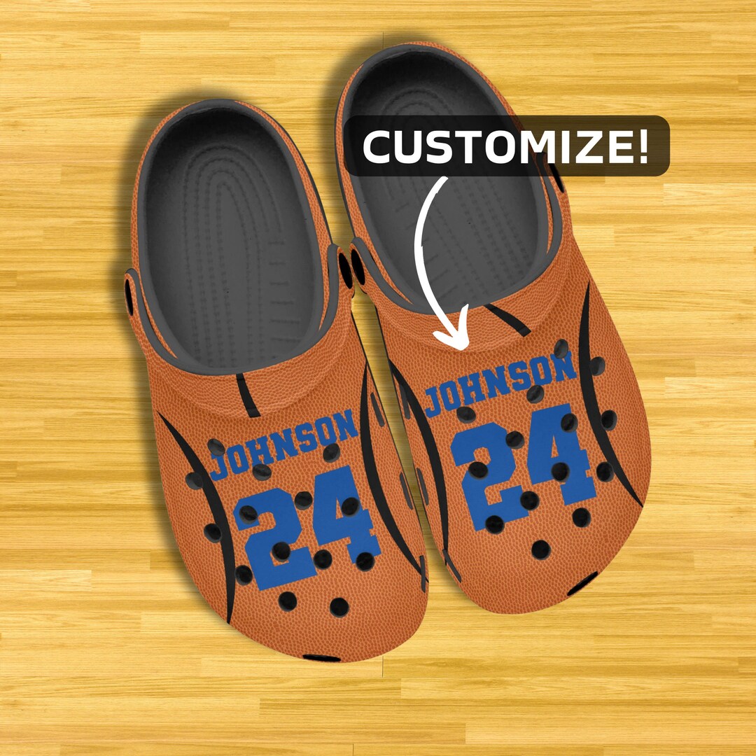 Custom Basketball Clogs, Basketball Clogs, Personalized Clogs ...
