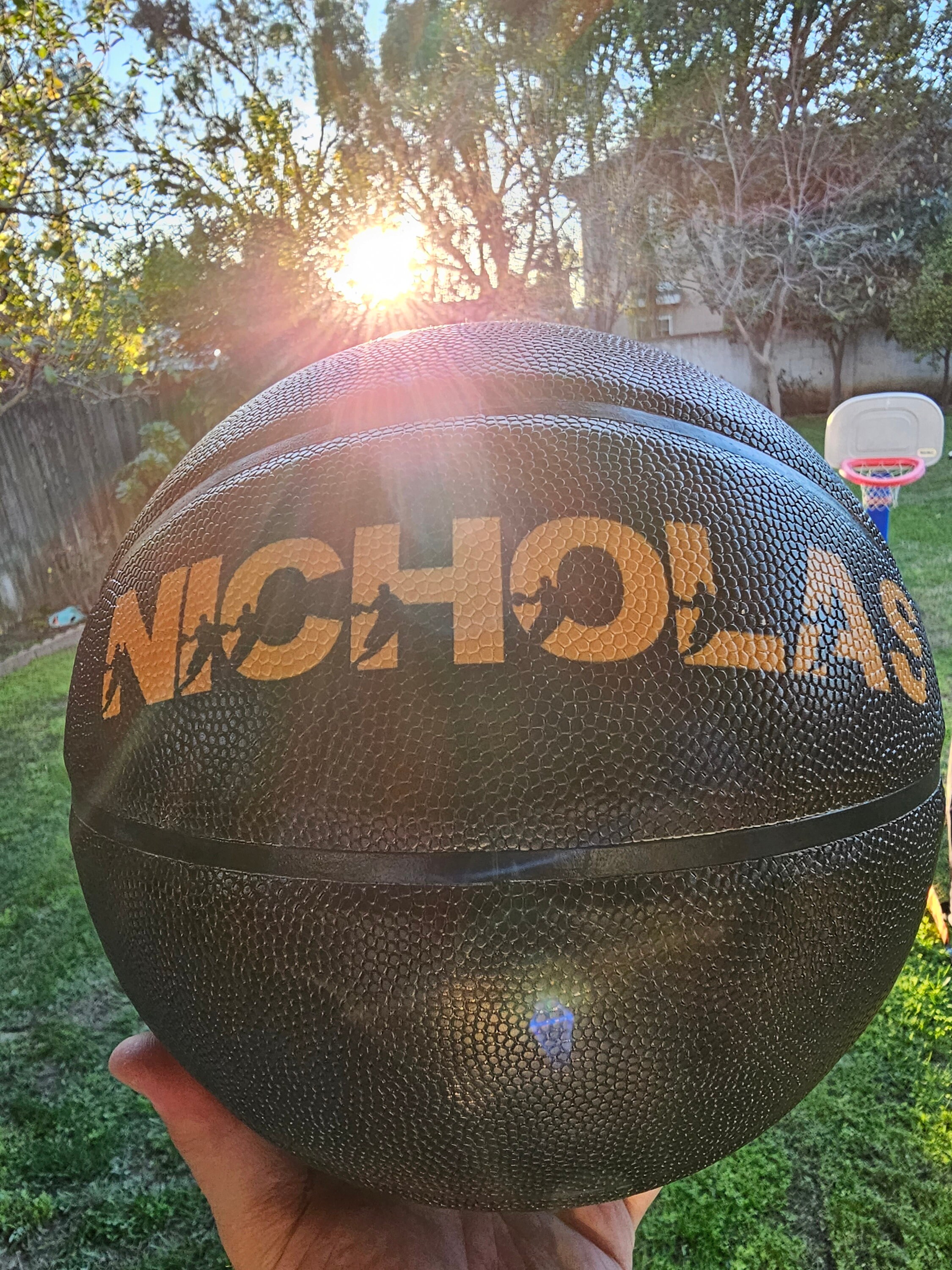 Custom Basketball With Name, Personalized Sports Gift for Her, 70cm and ...