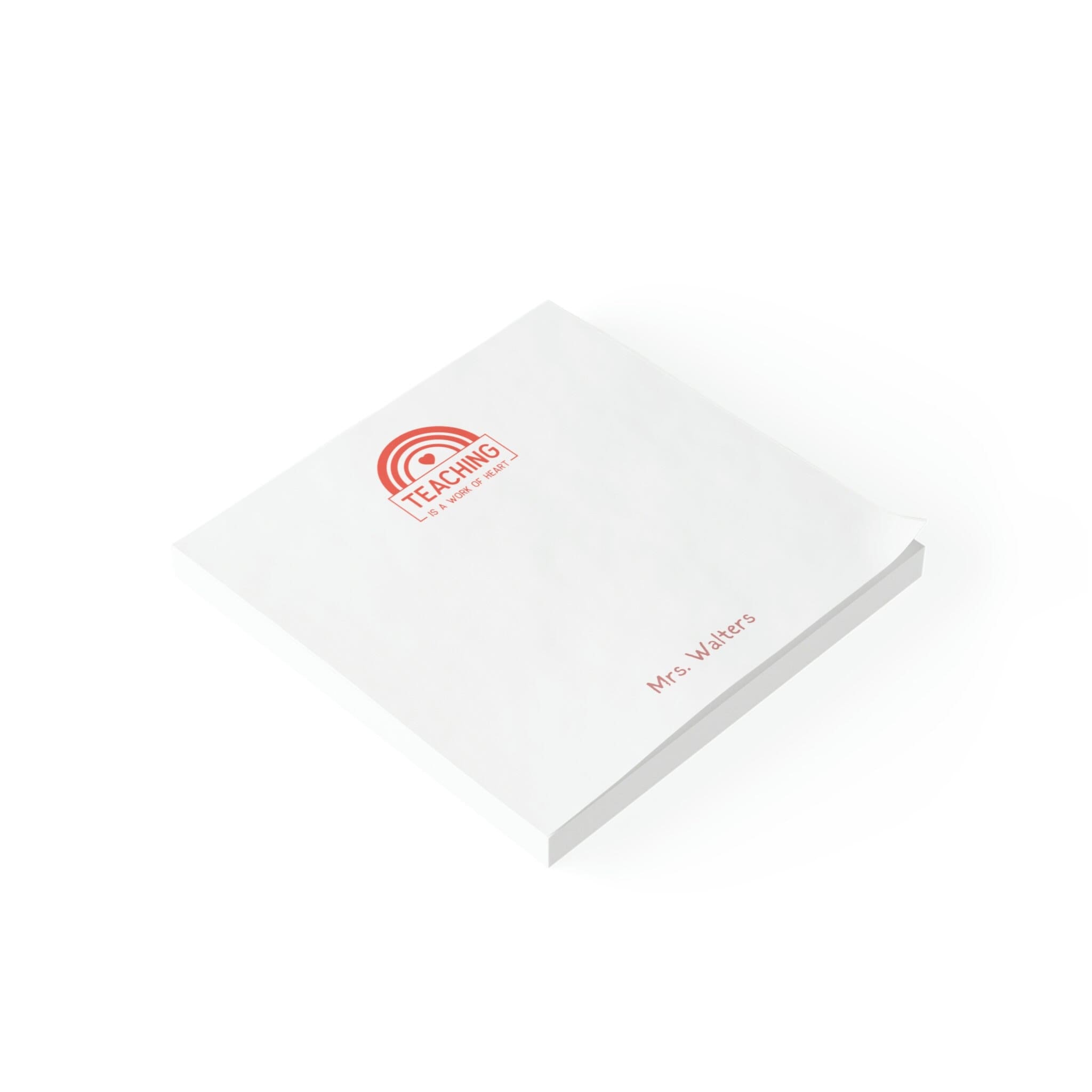 Custom Post-it® Note Pads, Teacher Gift, Sticky Notes Business Logo ...