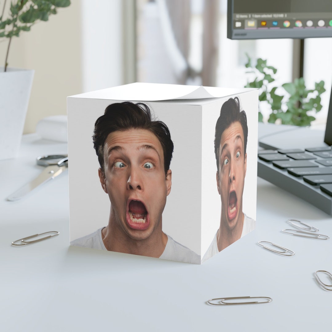 Custom Sticky Note Cube, 700 SHEETS, Sticky Note Pad, Business Logo ...