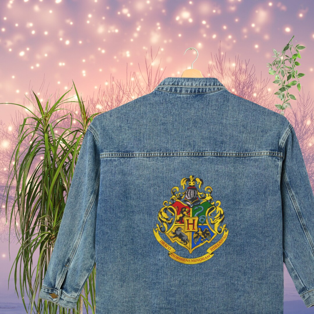 W Izard Denim Jacket, Magic Denim Jacket, Wizard Jeans Jacket, Magical ...